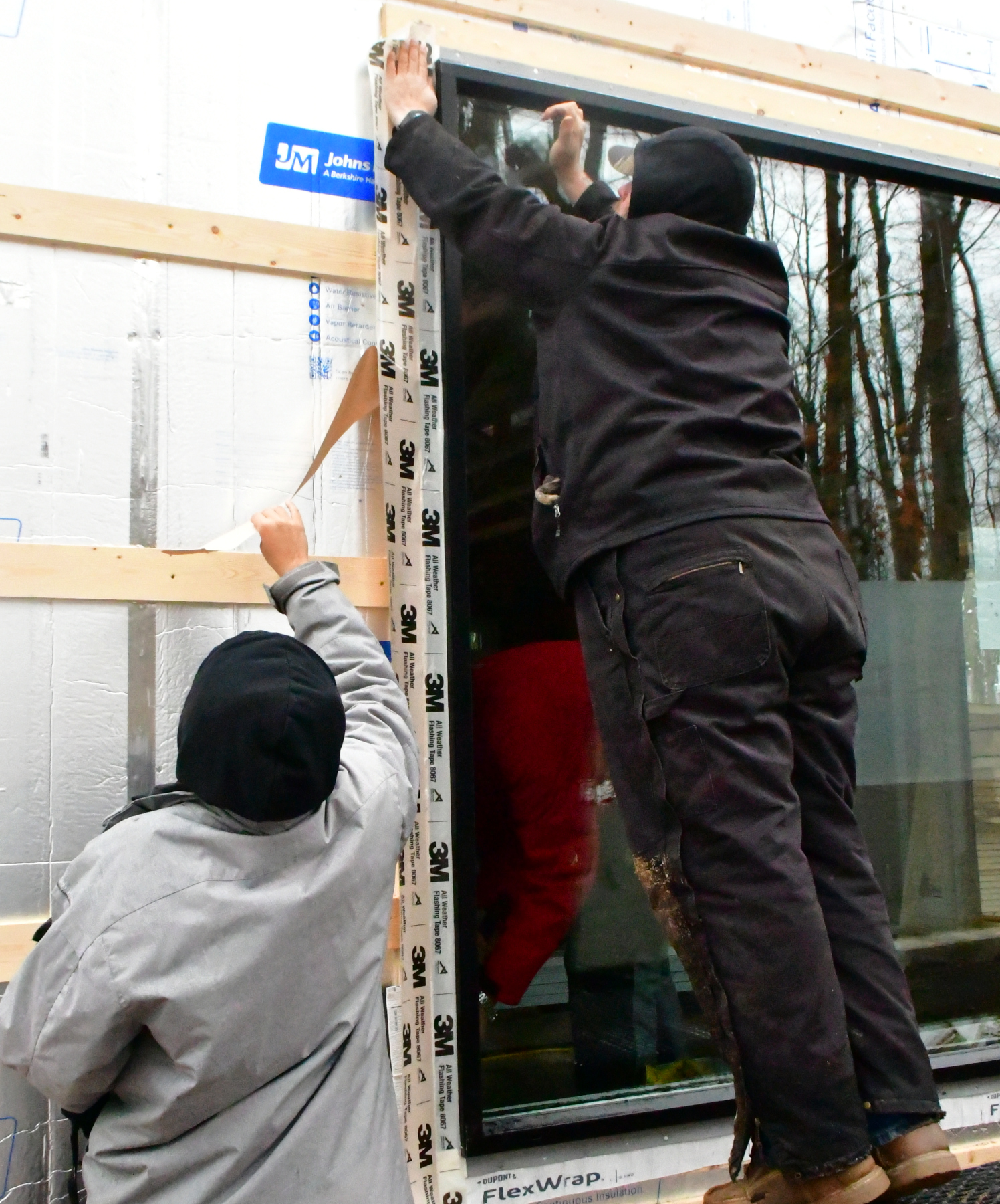 How We Install 500+ pound Windows - DP Juza Woods + Fixtures